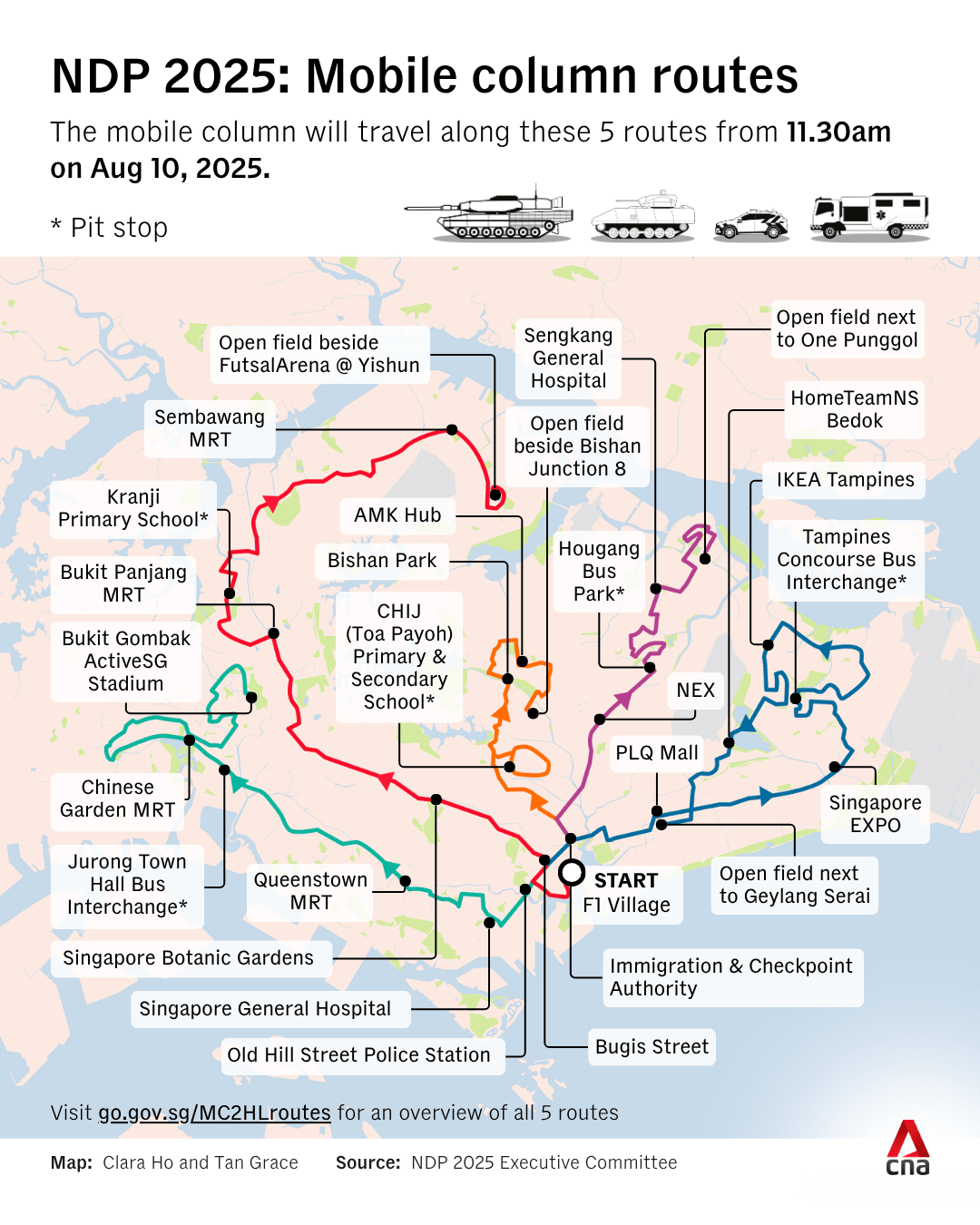 NDP 2025: Heartland sites announced for Singapore's 60th birthday ...