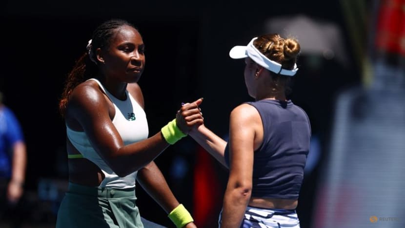 Gauff survives test of champions at Melbourne Park - CNA