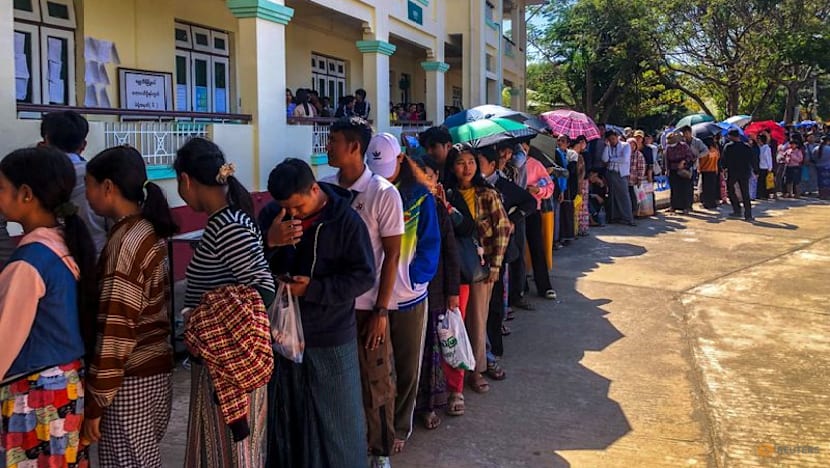 Myanmar votes in second phase of military-run election - CNA