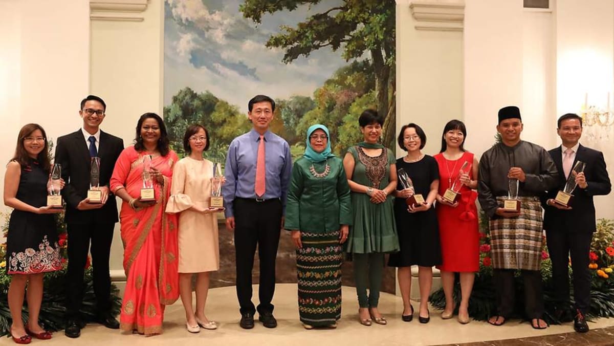 8 teachers receive President’s Award for dedication to students - CNA