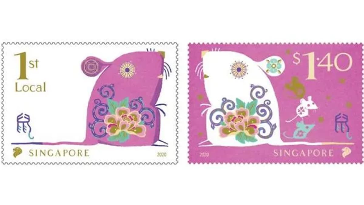 SingPost keluarkan setem baru Tahun Tikus - BERITA Mediacorp