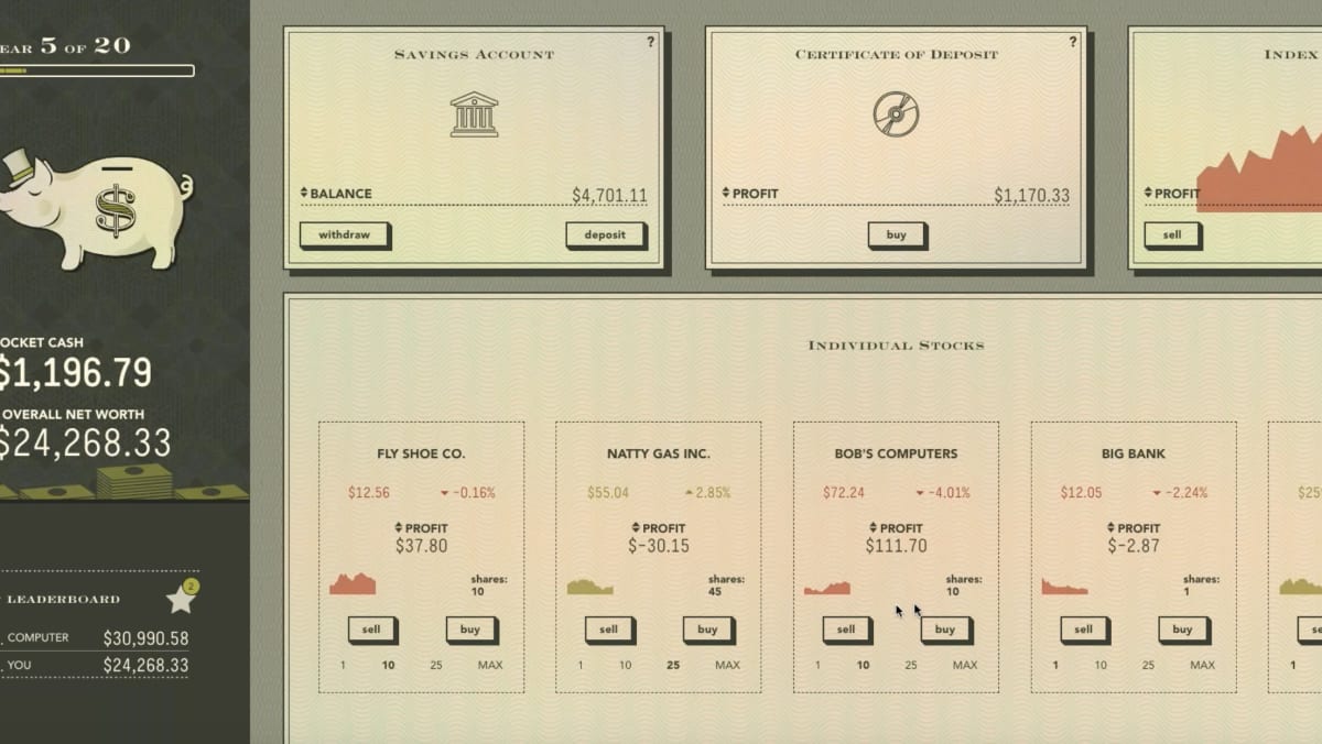 Play games to learn about money and investing - TODAY