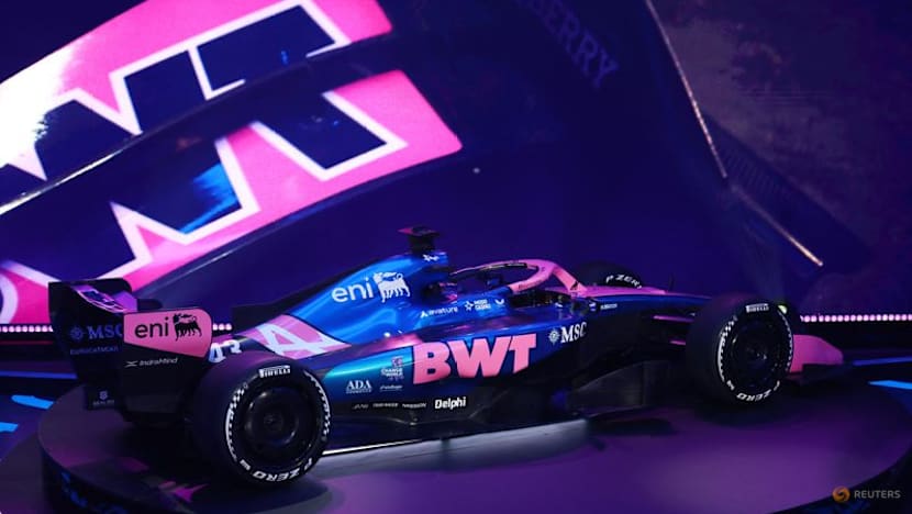 The only way is up for Alpine as new F1 car launched on a cruise liner ...