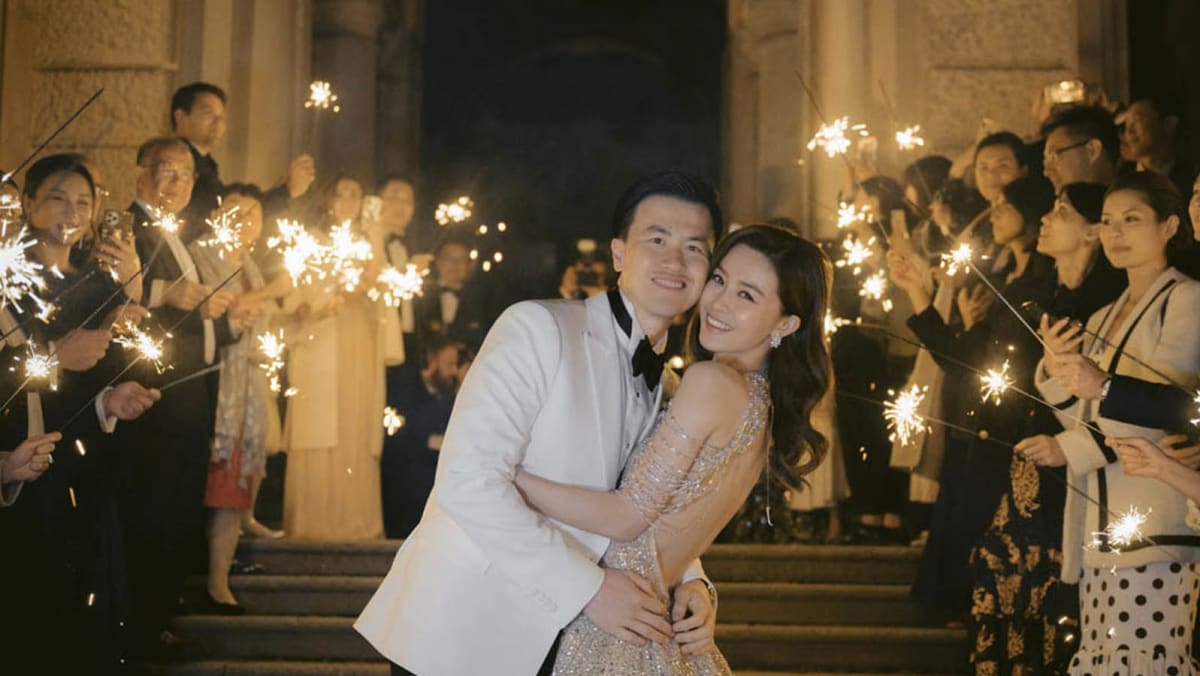 PHOTOS: Janice Man ties the knot in fairytale Italy wedding - 8days