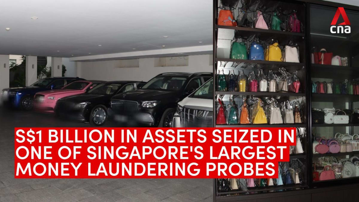 S$1 billion in assets seized in one of Singapore's largest money laundering probes | Video - CNA
