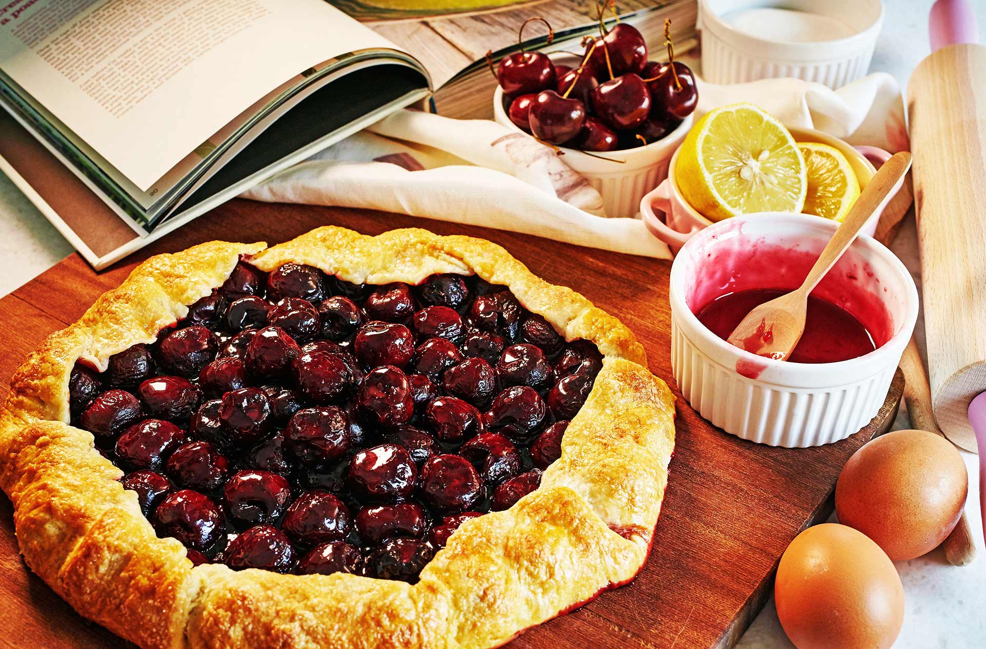 Make An Awesome Cherry Tart With Minimal Effort - 8days