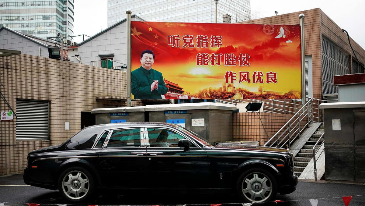 Propaganda posters dot the Chinese capital - TODAY