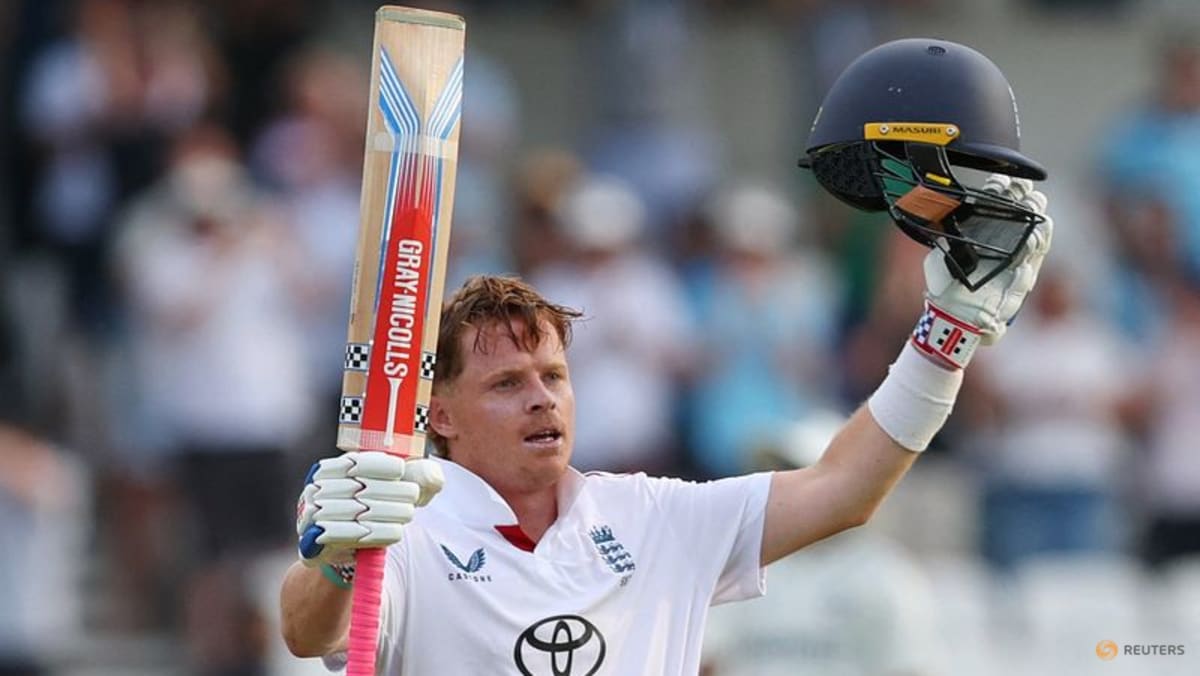 Pope ton continues England revival after India collapse - CNA