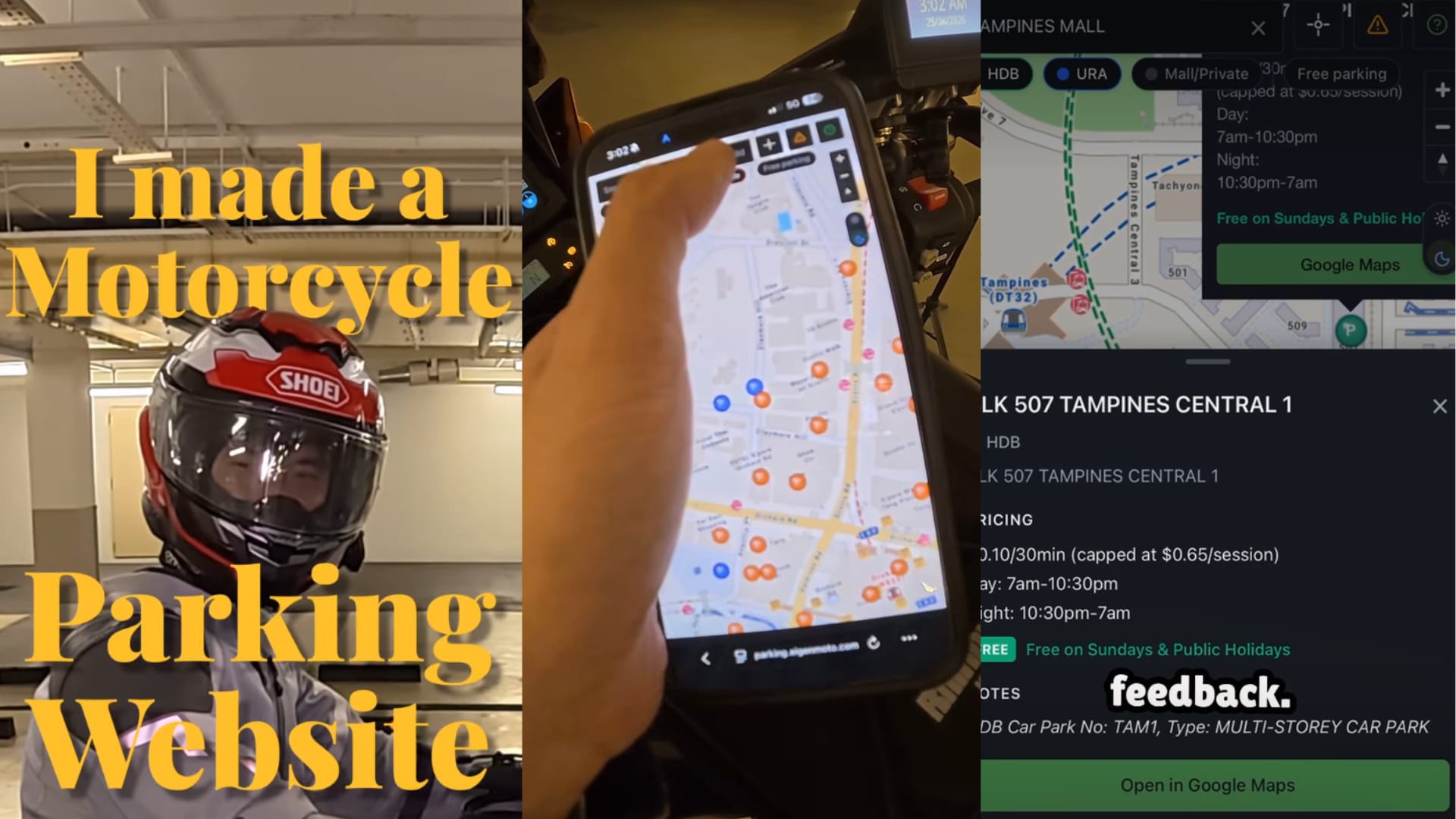 Real-Time Motorcycle Parking Map By Singapore Engineer Goes Viral; And ...