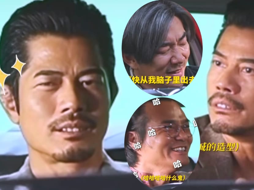 Aaron Kwok looks so funny with buck teeth in new movie, co-stars Gordon ...