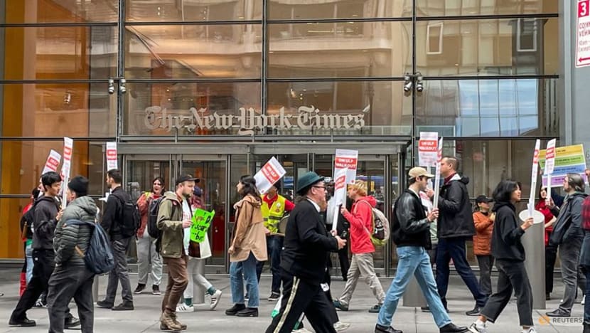 New York Times Tech Guild to return to work, negotiations will go on - CNA