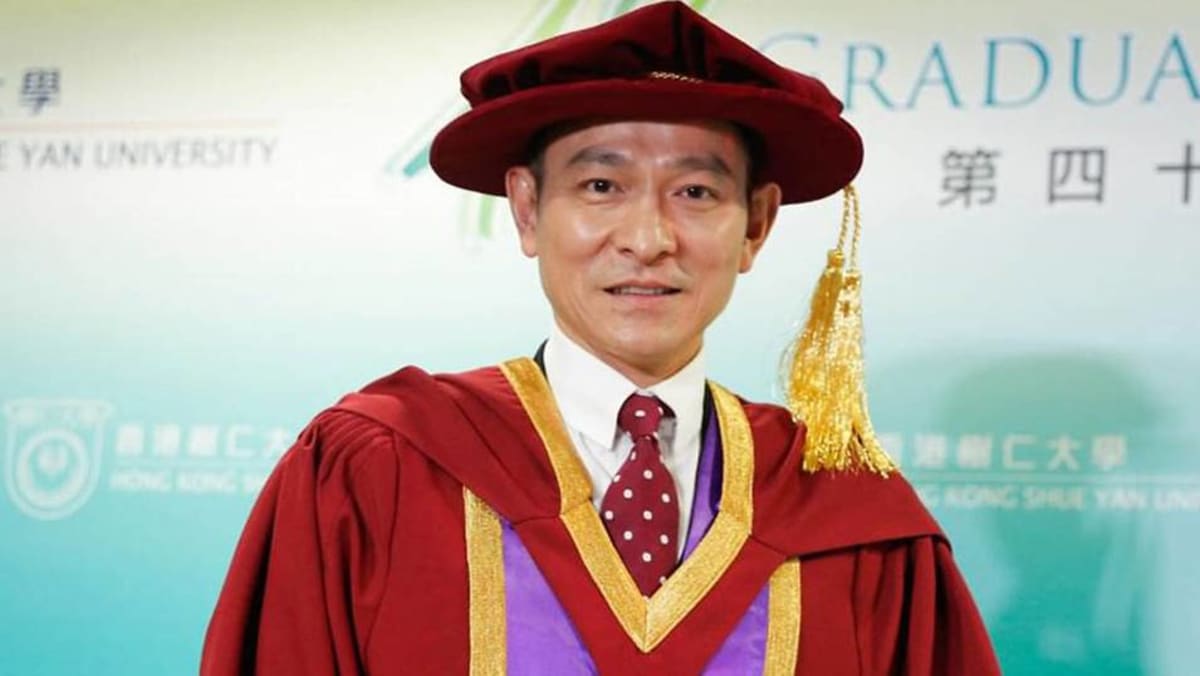 Andy Lau awarded honorary doctorate from Hong Kong Shue Yan University ...
