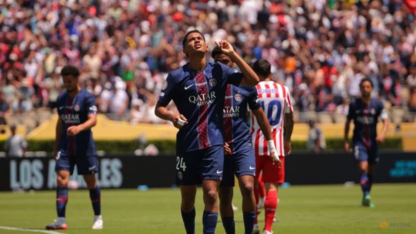PSG thrash Atletico Madrid 4-0 to kick off Club World Cup campaign - CNA