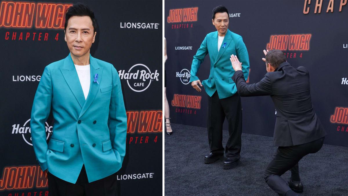 Total fanboy moment: Donnie Yen gets greeted by fellow John Wick actor ...