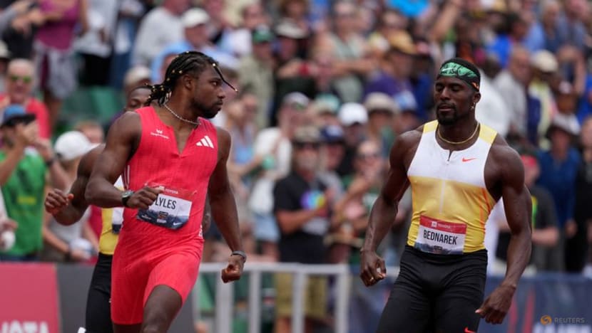 Bednarek labels Lyles 'unsportsmanlike' after post-200m scuffle - CNA