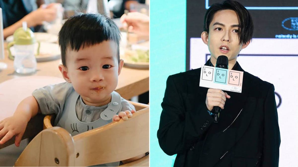 What did Yoga Lin's son grab for his zhua zhou ceremony? - 8days