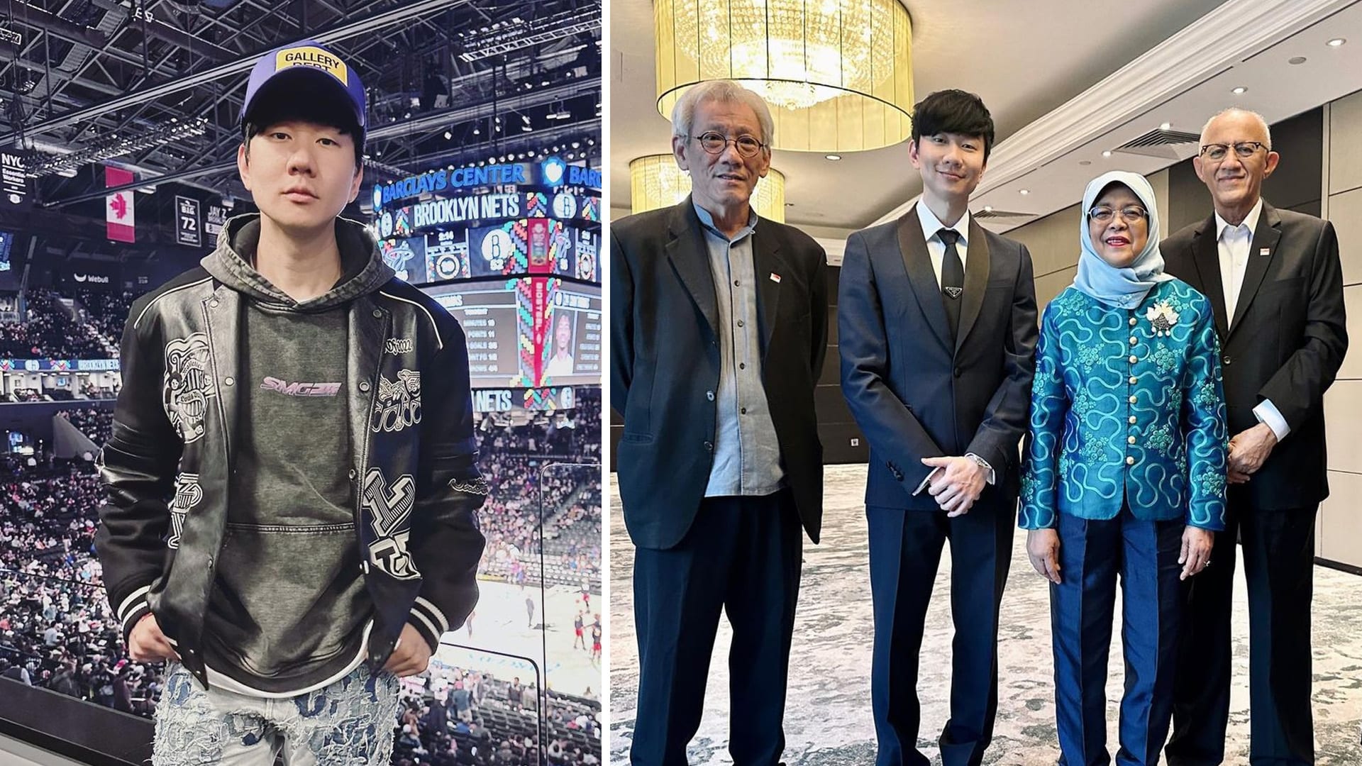 Fans Swoon Over JJ Lin When He Suited Up To Meet President Halimah ...