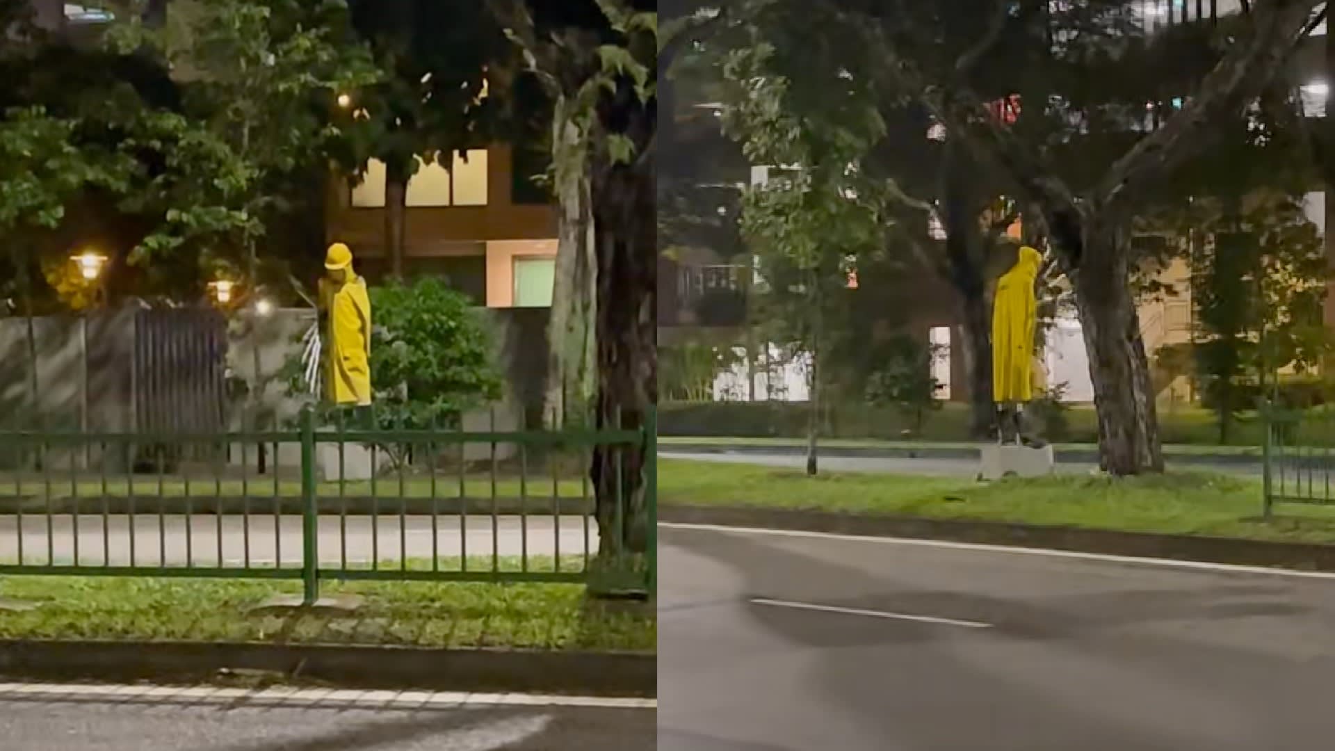 Woman Scared By Traffic Marshall Mannequin During Her Night Jog - 8days