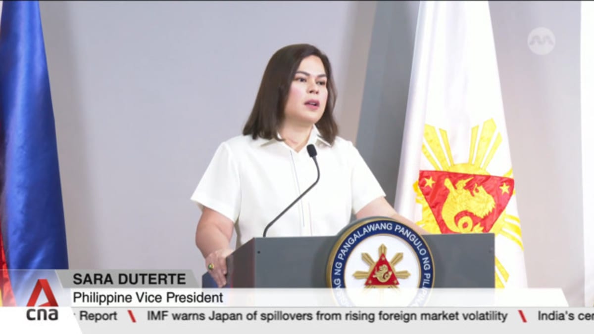 Philippine Vice President Sara Duterte says she was already prepared ...
