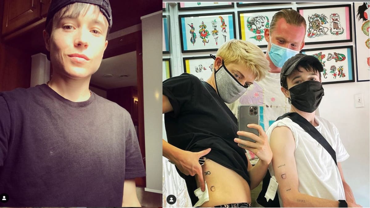 Elliot Page And Pal Mae Martin Get Matching Coffee Cup Tattoos - CNA ...