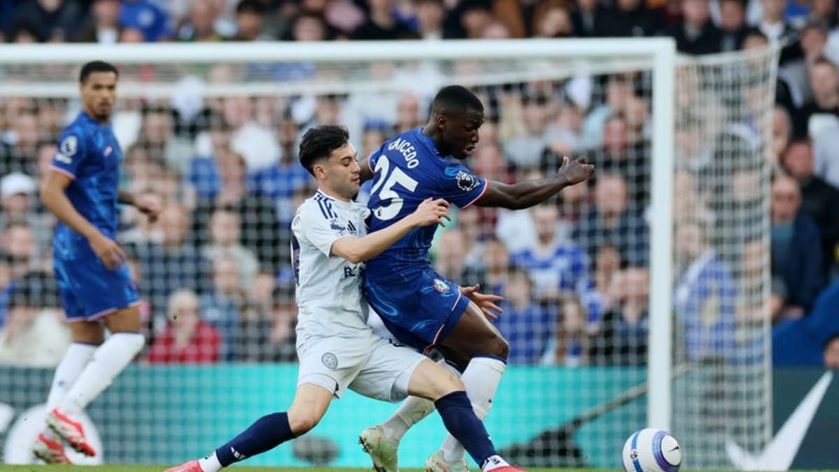 Cucurella strike against Leicester sends Chelsea fourth - CNA