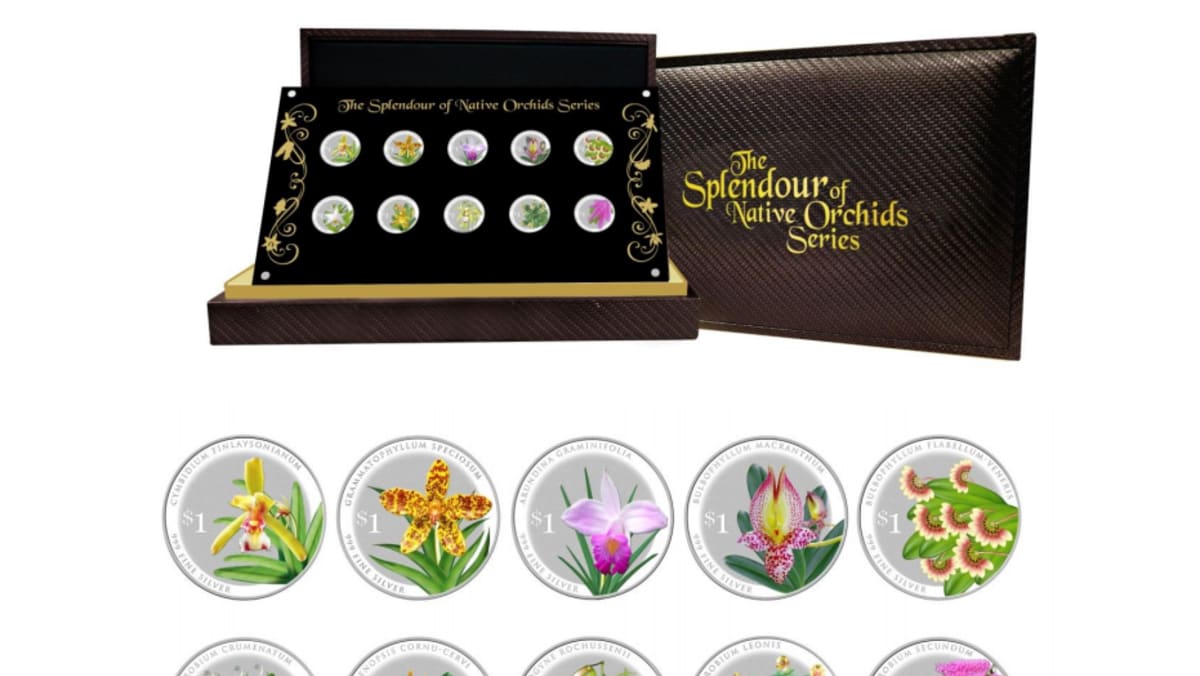 MAS launches native orchids series coin set - TODAY