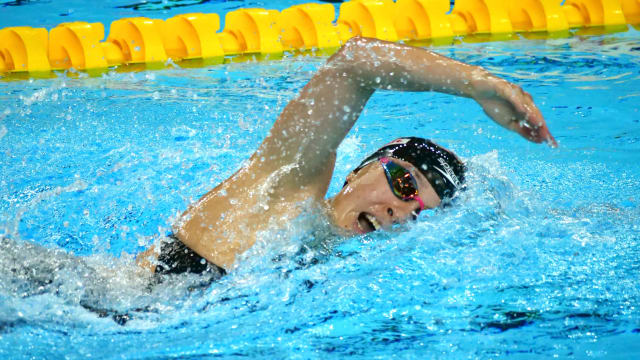 世锦赛1500米自由泳决赛 颜欣慧以第七名完赛 - 8world