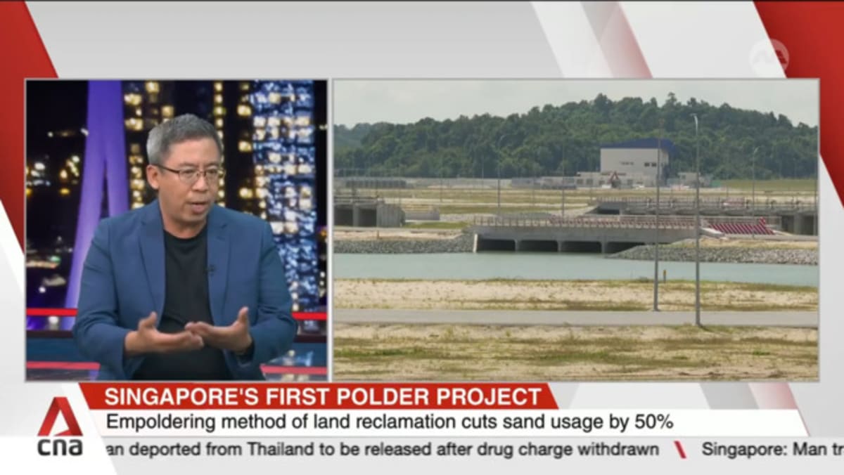Singapore uses non-traditional method to create new land at Pulau ...