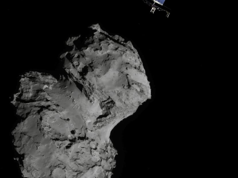 rosetta asteroid landing