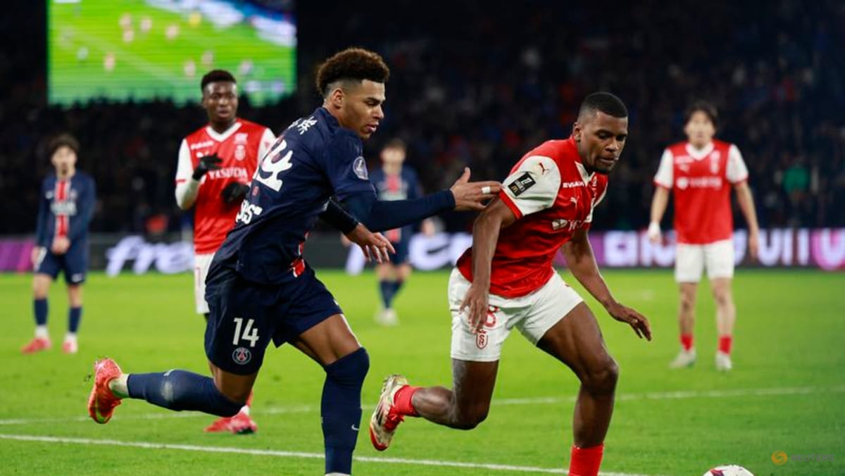 PSG held to 1-1 draw by Reims but move 10 points clear - CNA