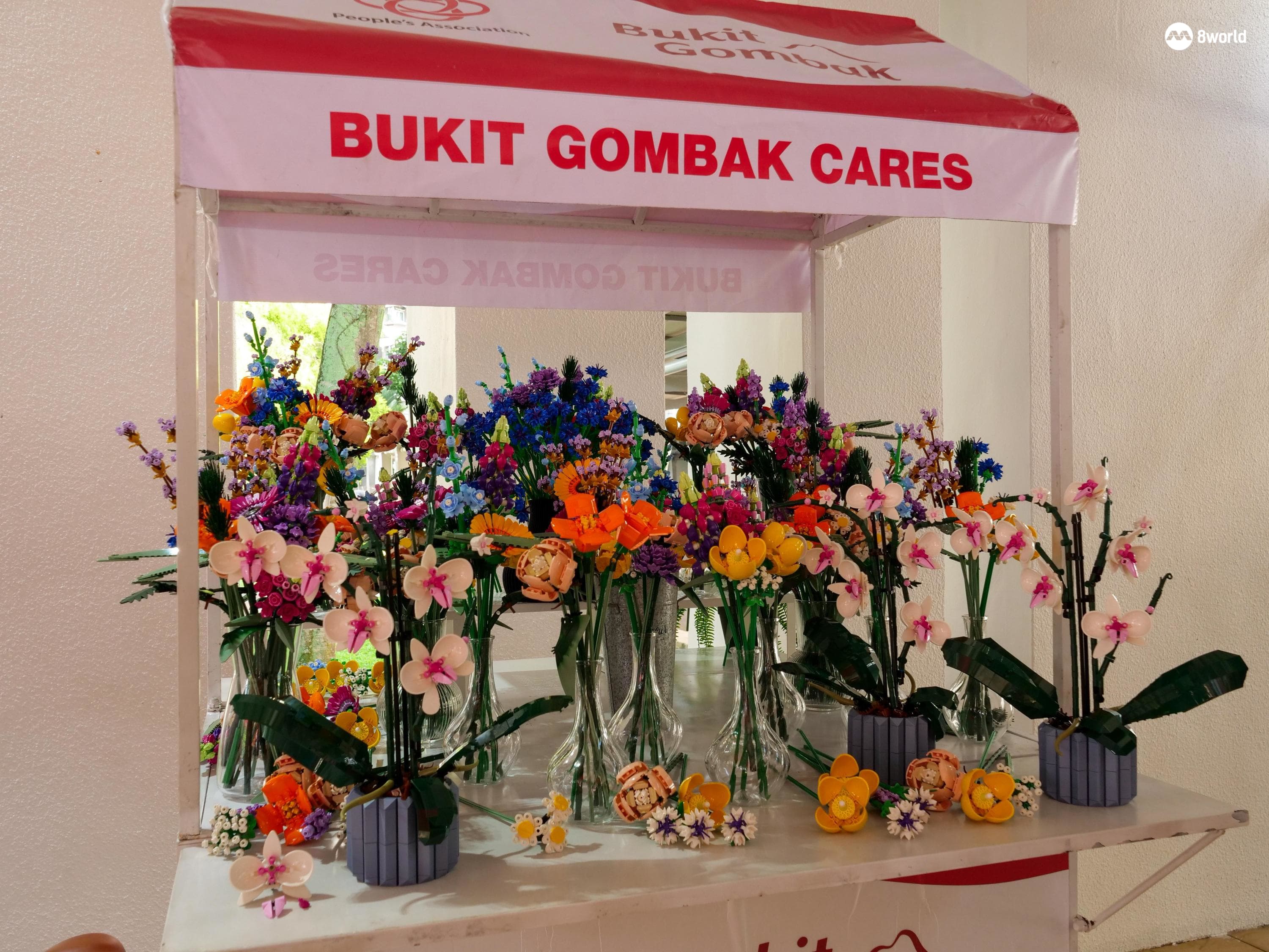 武吉甘柏居民欢庆60小时 以歌声花朵游戏向国家致敬 - 8world