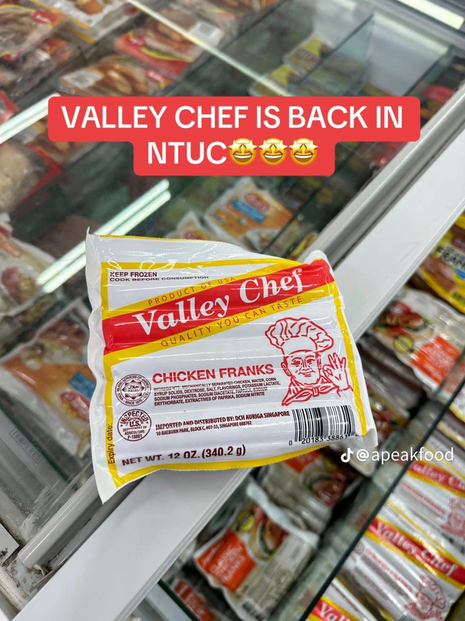 Retro Valley Chef Chicken Franks Make Exclusive Comeback At NTUC ...