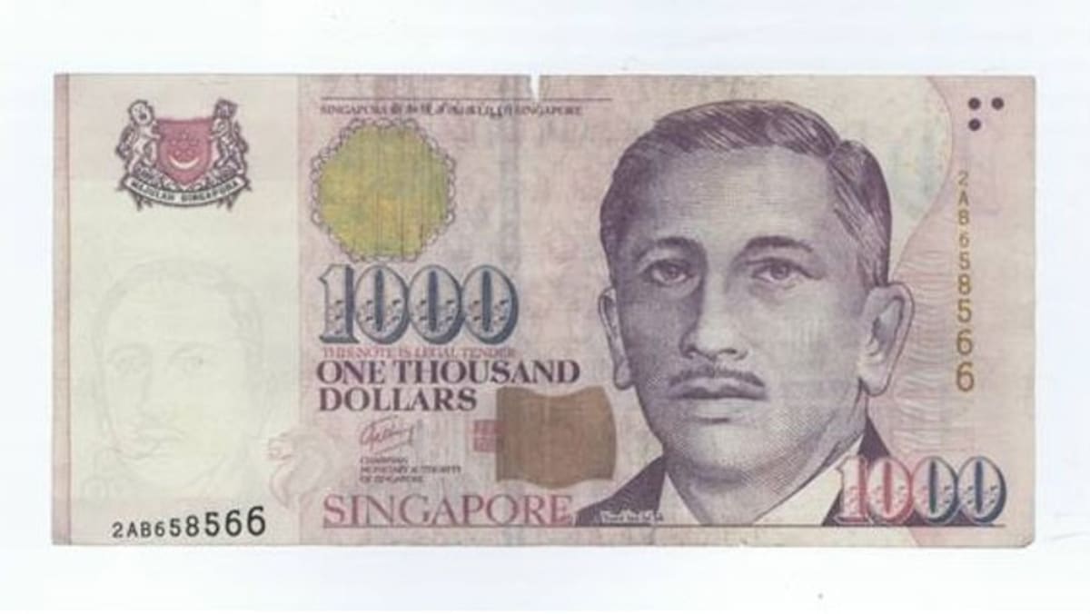 Police alert public of counterfeit S$1,000 notes - TODAY