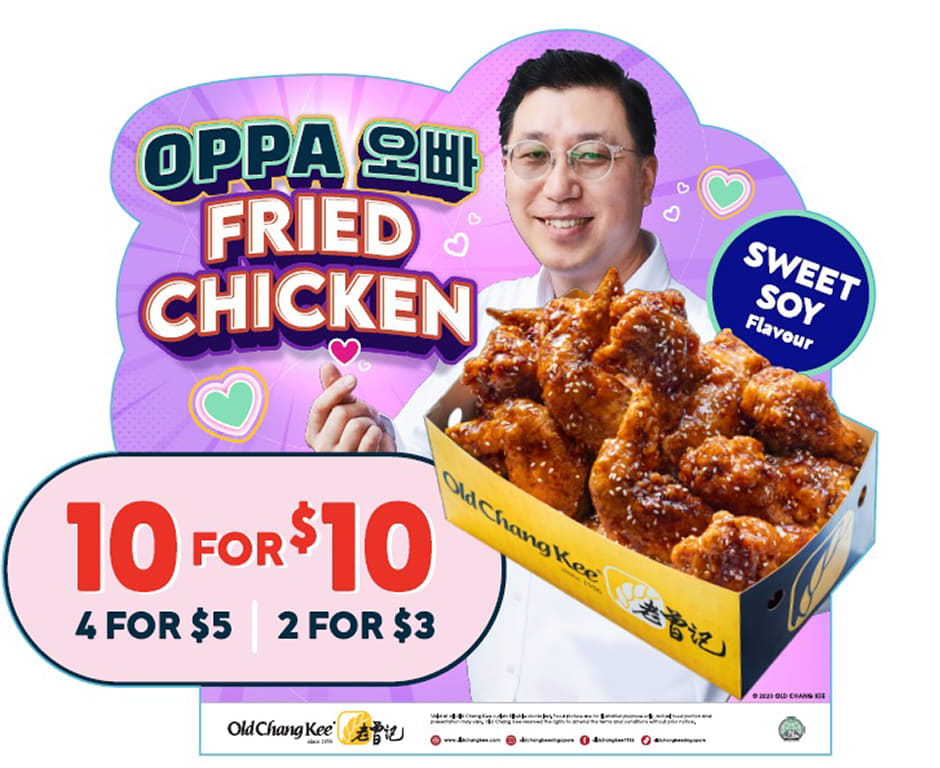 Old Chang Kee’s Model For New ‘Oppa Fried Chicken’ Is Its 45-Year-Old ...