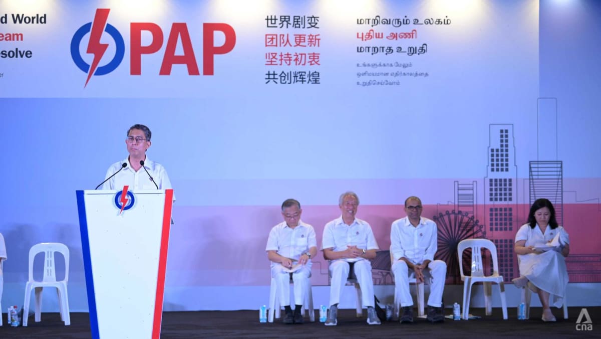 GE2025: PAP rally for Punggol GRC at Yusof Ishak Secondary School - CNA