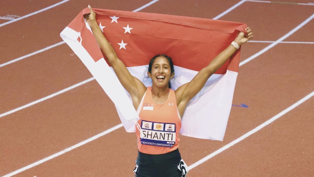 Singapore's Shanti Pereira wins 100m gold at Asian Athletics ...