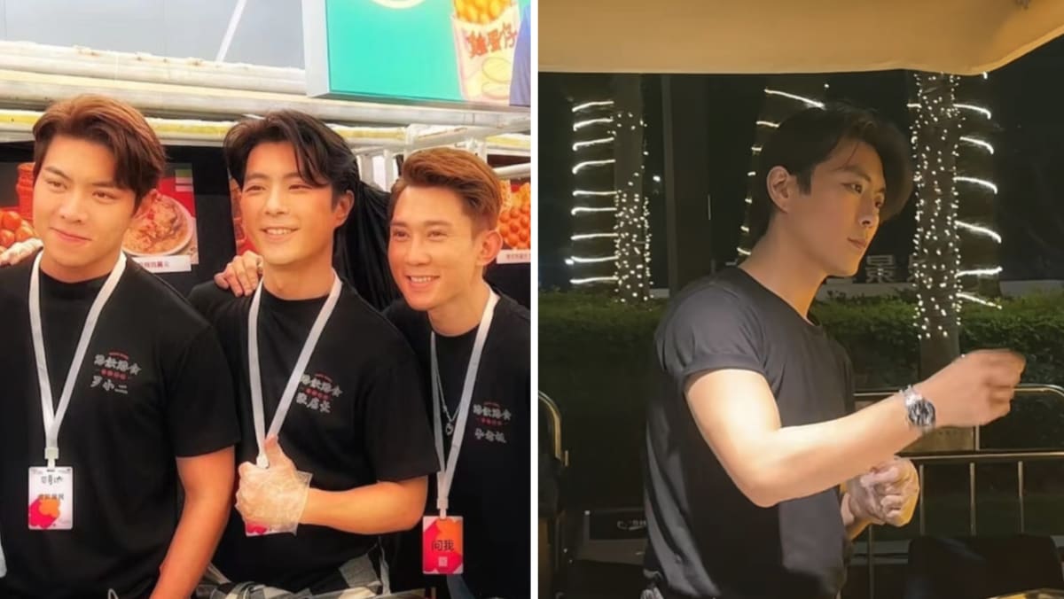 TVB actor Stanley Cheung spotted selling street food in Shenzhen with ...