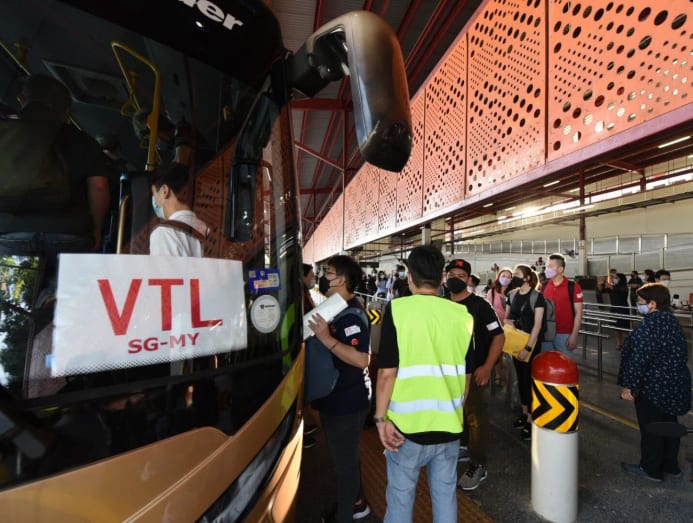 ‘Welcome home’: First VTL travellers arriving in Johor by bus look ...