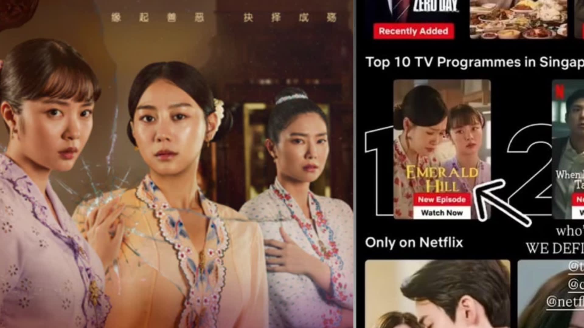 Emerald Hill Is #1 On Netflix Singapore, First Mediacorp Chinese Drama To Achieve Milestone ...