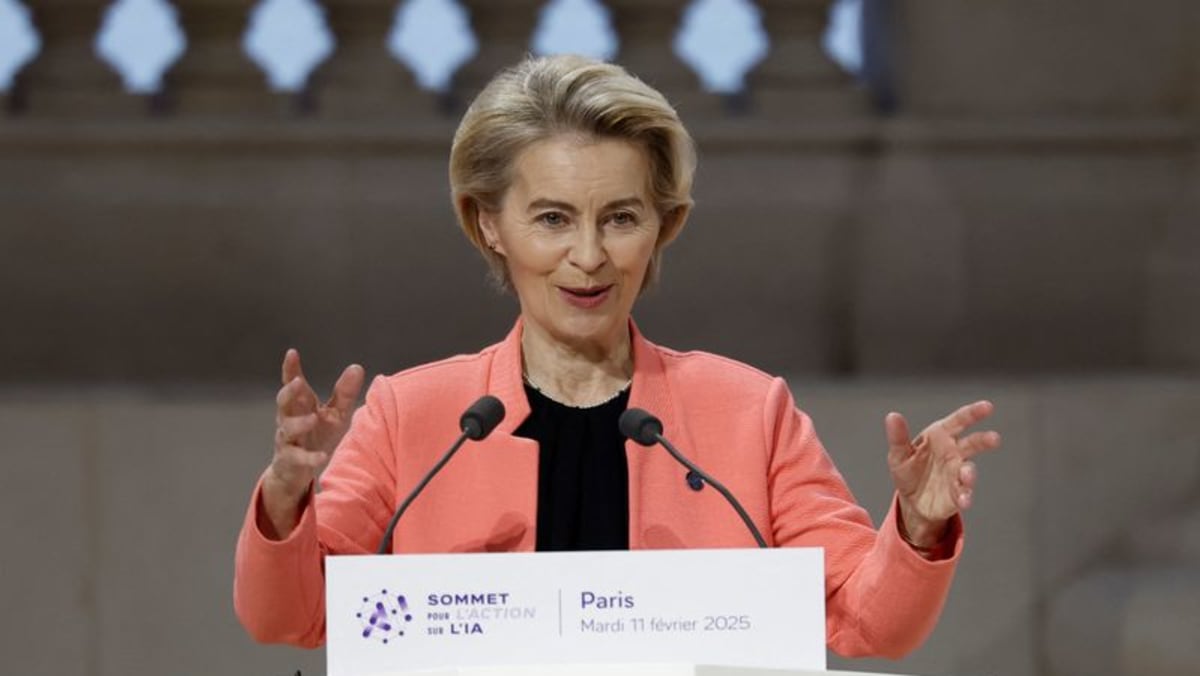 EU's AI push to get 50 billion euro boost, says von der Leyen - CNA
