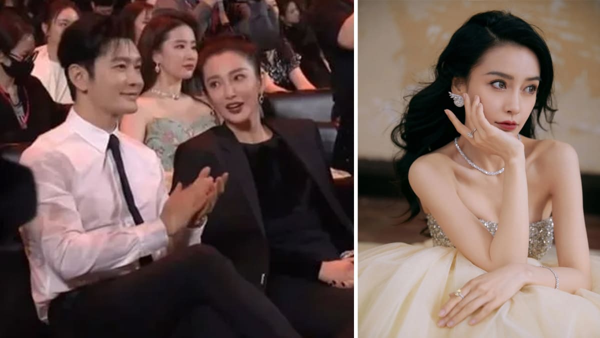 Lip readers claim to know what Li Bingbing said to Huang Xiaoming when his ex-wife Angelababy ...