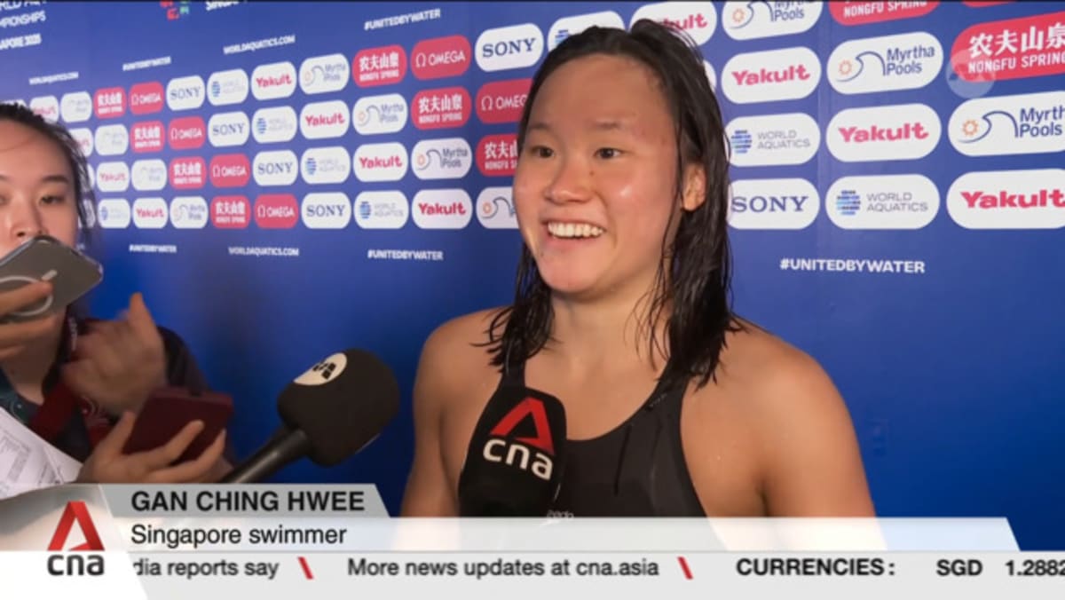 World Aquatics Championships: Gan Ching Hwee clocks second-fastest ...