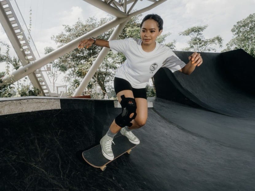 How female skateboarder Arina Azain found her tribe in the Singapore ...