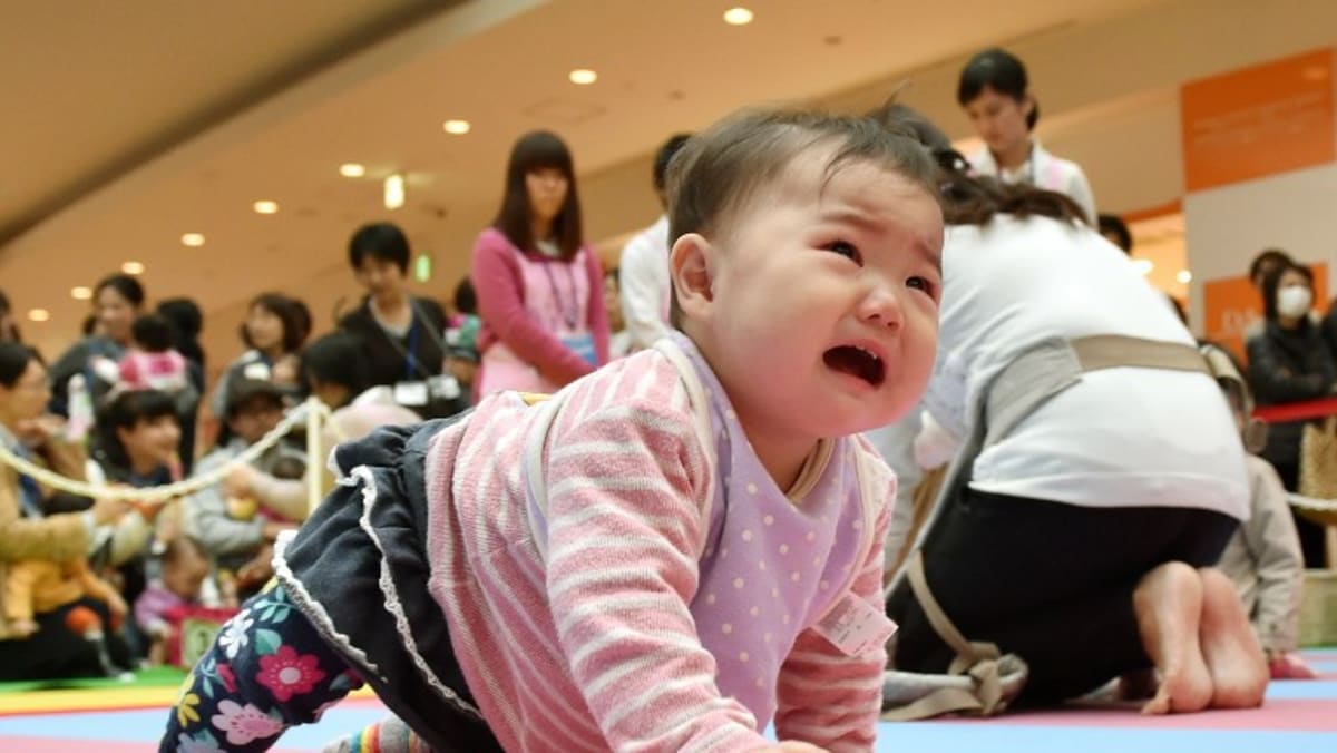 Gallery: Babies crawl, and bawl, to finish line in Japan race - TODAY