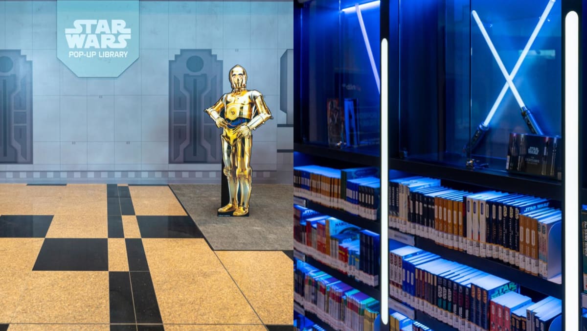 There is a pop-up Star Wars library at Changi Airport with over 2,000 ...