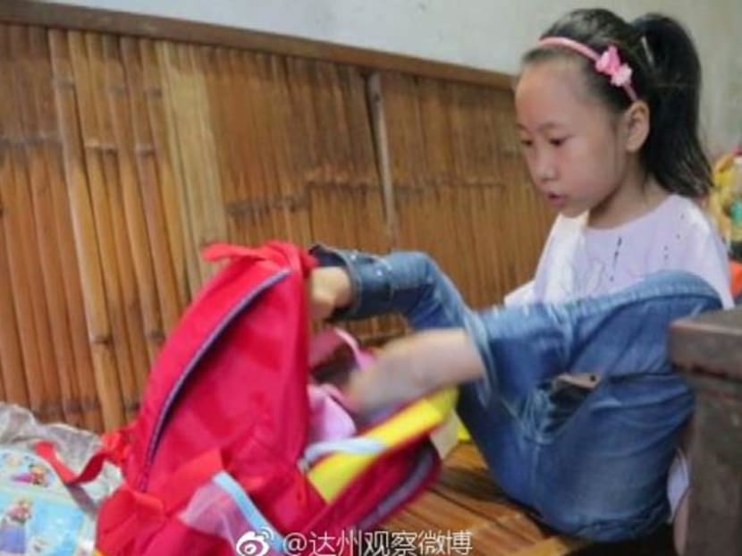 Disabled Chinese girl who’s catching up fast at school is role model ...