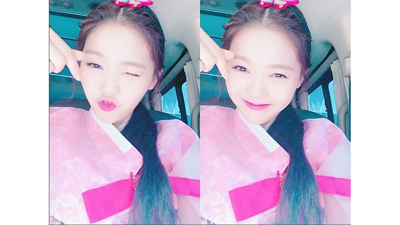 Oh My Girl′s Hyo Jung Wishes Fans A Happy Thanksgiving 8days 8072