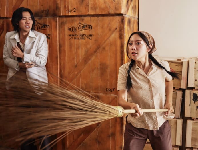 Actor Herman Keh accidentally scratched co-star Tasha Low's face while ...