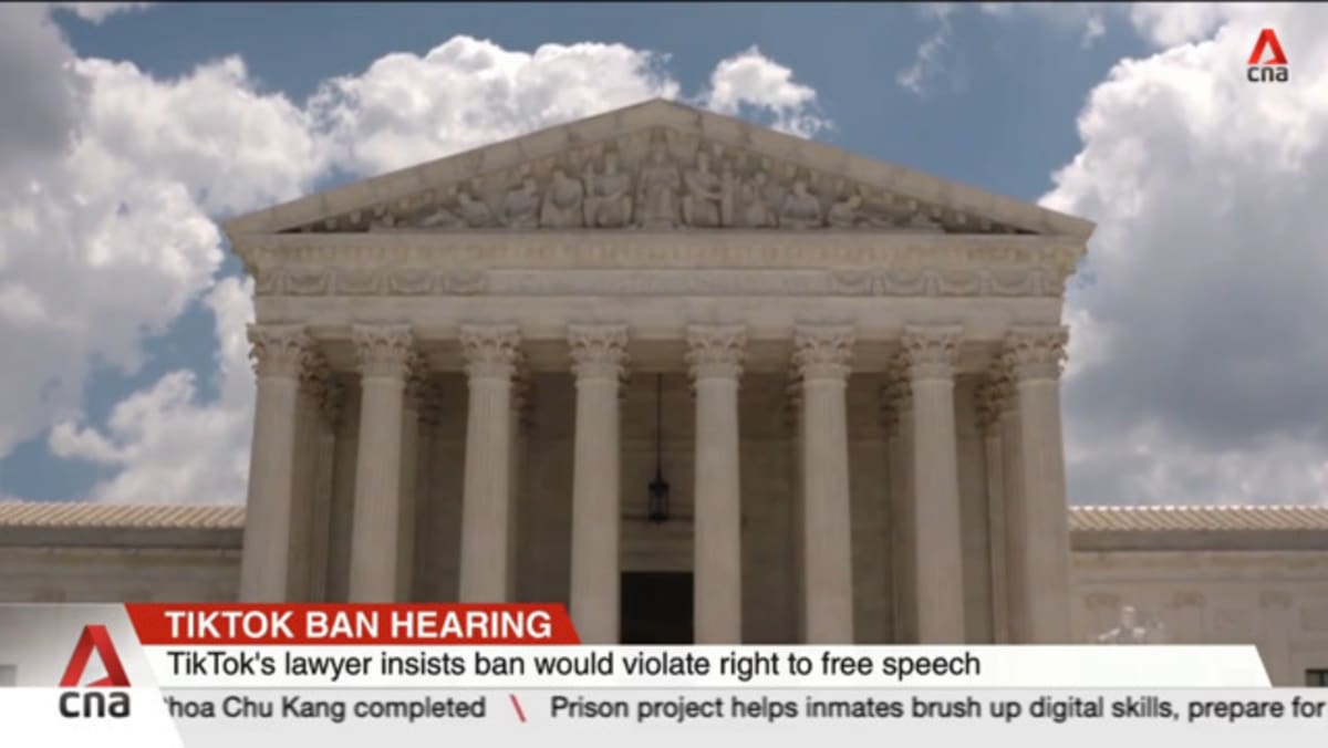 US Supreme Court inclined to uphold TikTok ban - CNA