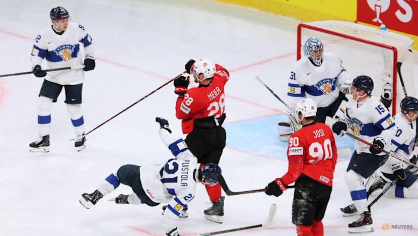 Ice hockey-Helenius is the hero as Finland beat Swiss in world final - CNA